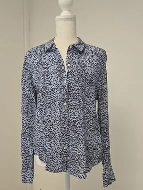 Rails | Tops | Rails Anna Buttondown Shirt In Blue Lynx | Poshmark